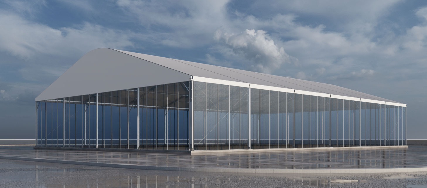 Heat-Protected Tents construction sites